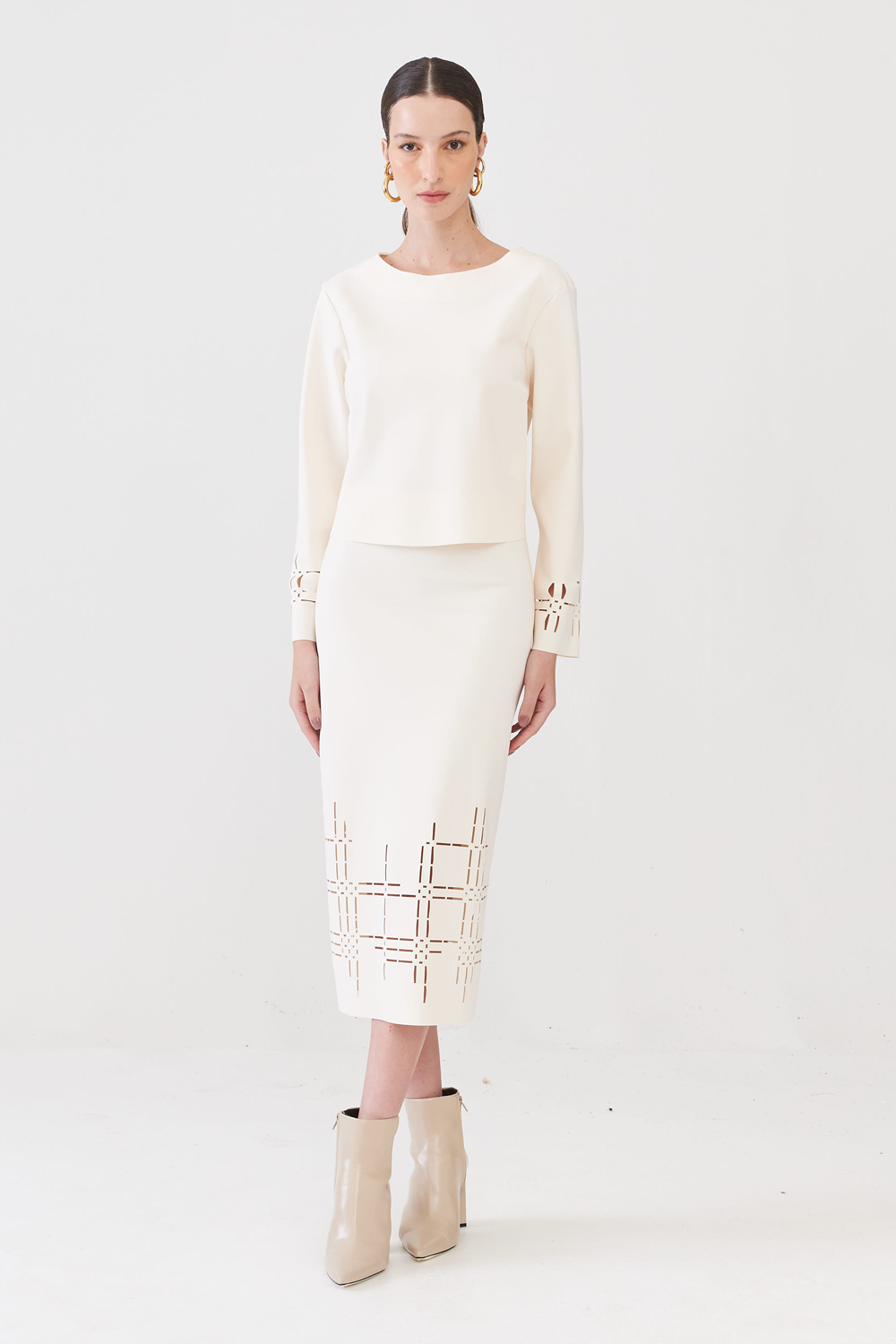 Saia Midi Em Block Laser Ninive – VivianeFurrier